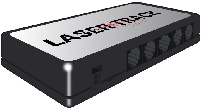 LaserTrack Flare Base (main unit, display, incl. alle aansluitkabels ...